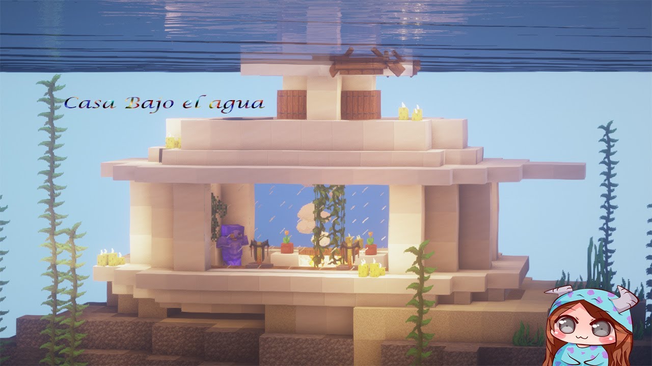 Minecraft | Construyendo una casa bajo el agua | Built an Underwater ...