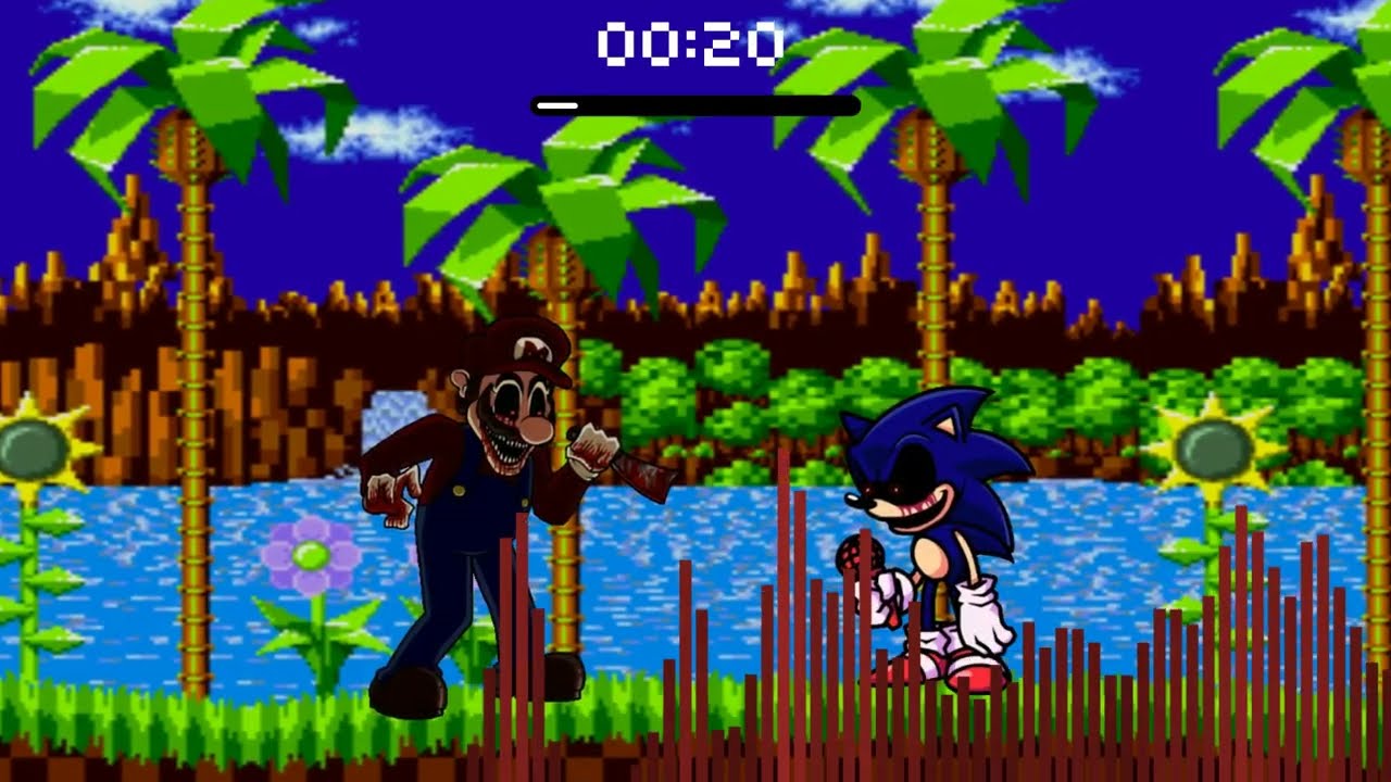 Console Rage (Virgin Rage but Mario.exe VS Sonic.exe cover) - YouTube
