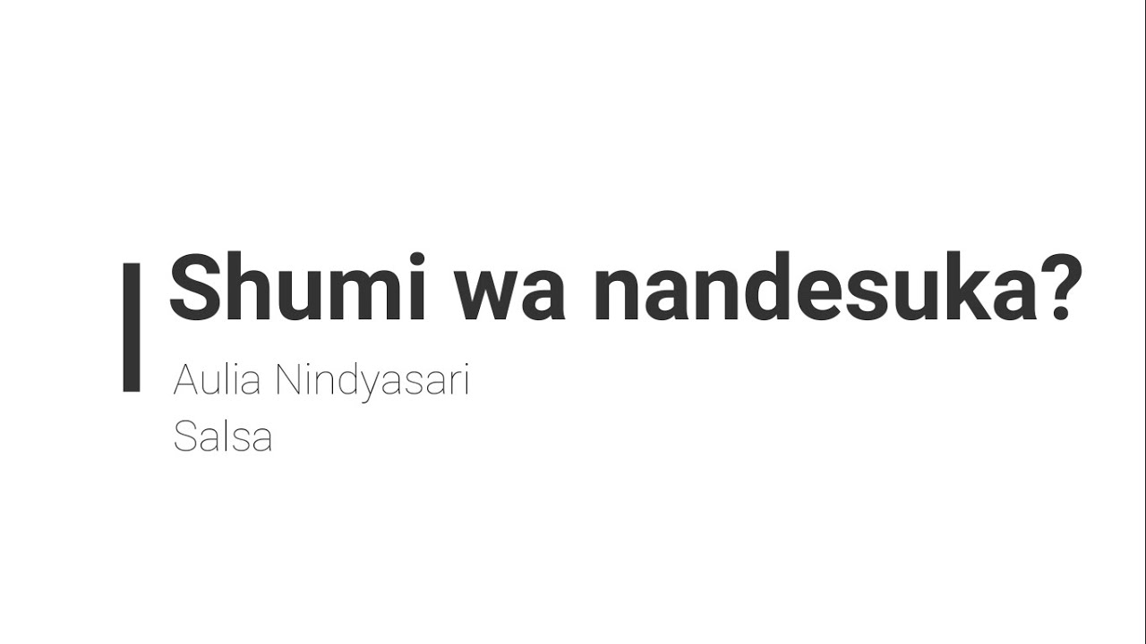 Shumi wa nandesuka??? "Kaiwa" + subtitles - YouTube