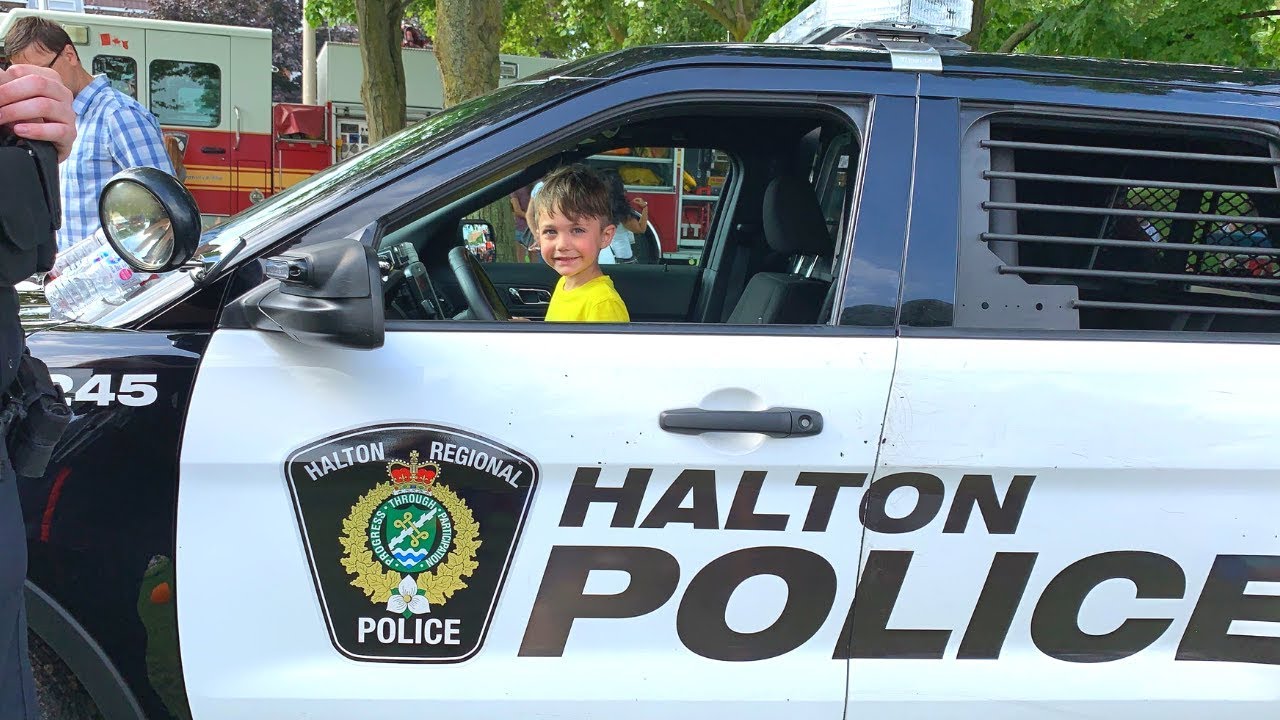 Zack and Police Car In Real Life - YouTube