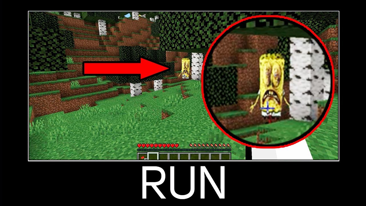 minecraft scary meme part 20 (Sponge NEXTBOT) - YouTube