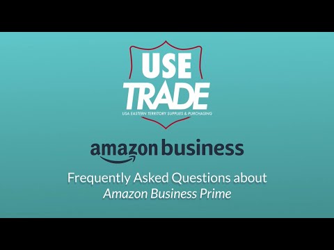 USE Trade and Amazon Business Partnership FAQs! - YouTube