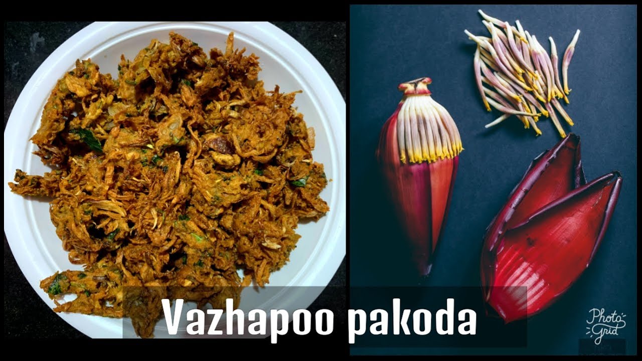 Vazhapoo pakoda / Plantain flower Pakoda - YouTube
