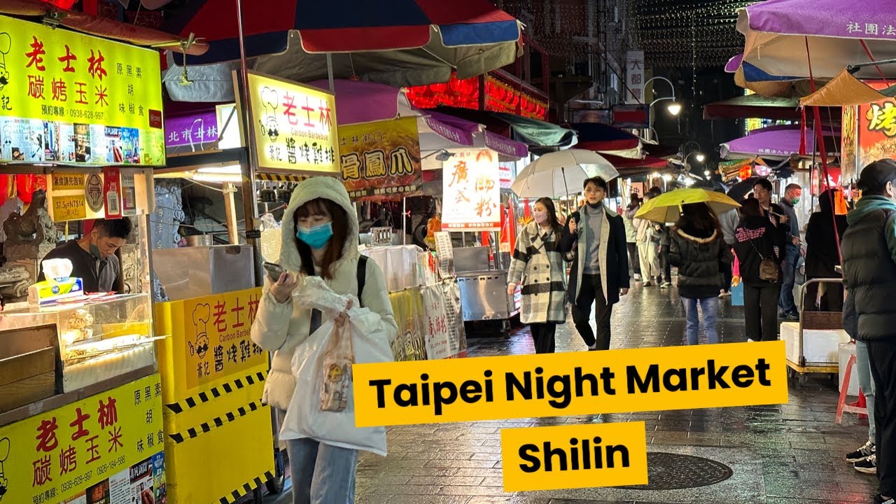 Taipei Shilin Night Market 2023 Best for Street Food and Games - YouTube
