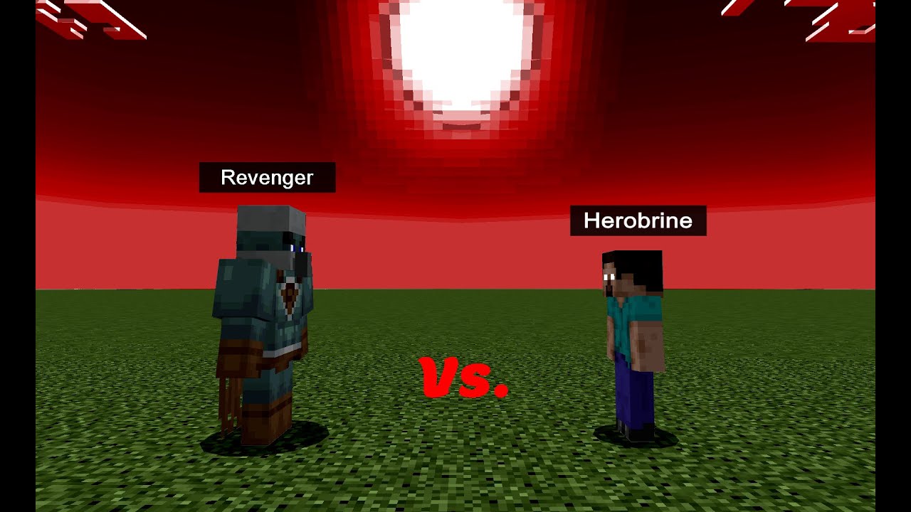 Herobrine Boss vs Enchanted Revenger | Minecraft Bedrock Battle - YouTube