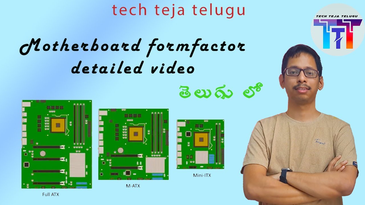 Different formfactors of motherboard | Tech Teja Telugu | telugu - YouTube