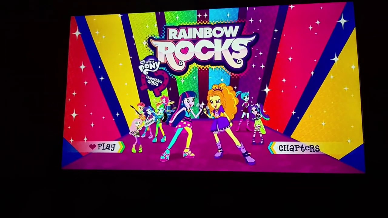 My Little Pony: Equestria Girls - Rainbow Rocks (2014) DVD Menu ...