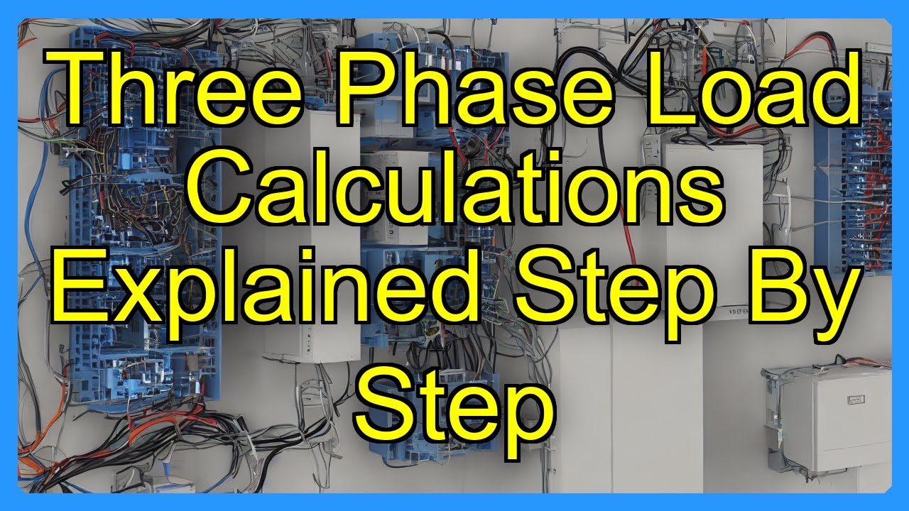 Three Phase Load Calculations Explained Step By Step - YouTube