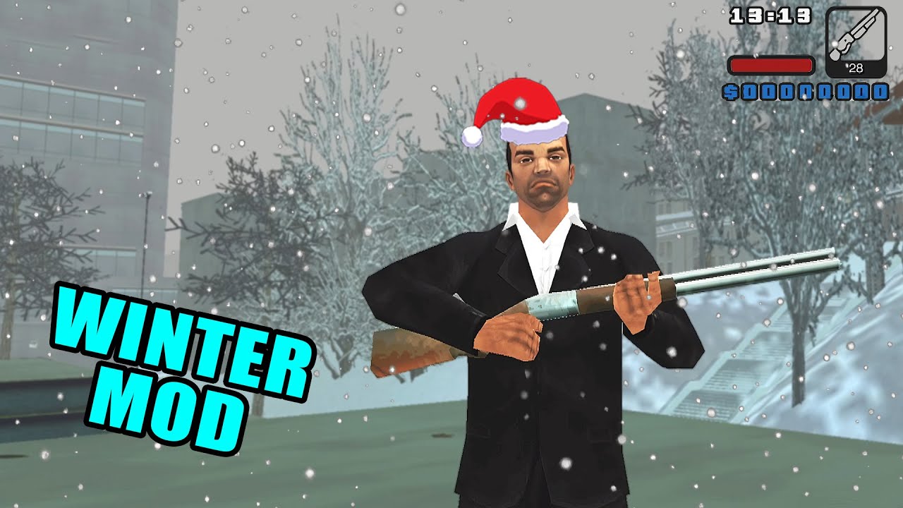 GTA Liberty City Stories Winter Mod on Android! ️ REAL SNOWFALL ADDED ...