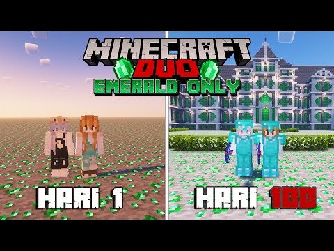 100 Hari di Minecraft EMERALD ONLY !!!