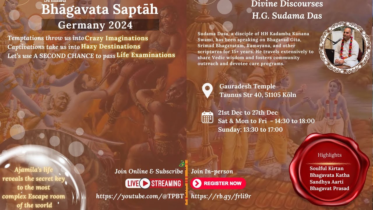 Bhagavat Saptaha 2024 - Day 5 - YouTube