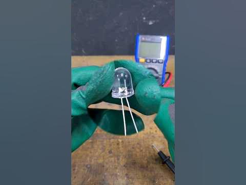 Como Descobrir a Polaridade do Led #eletrônica - YouTube