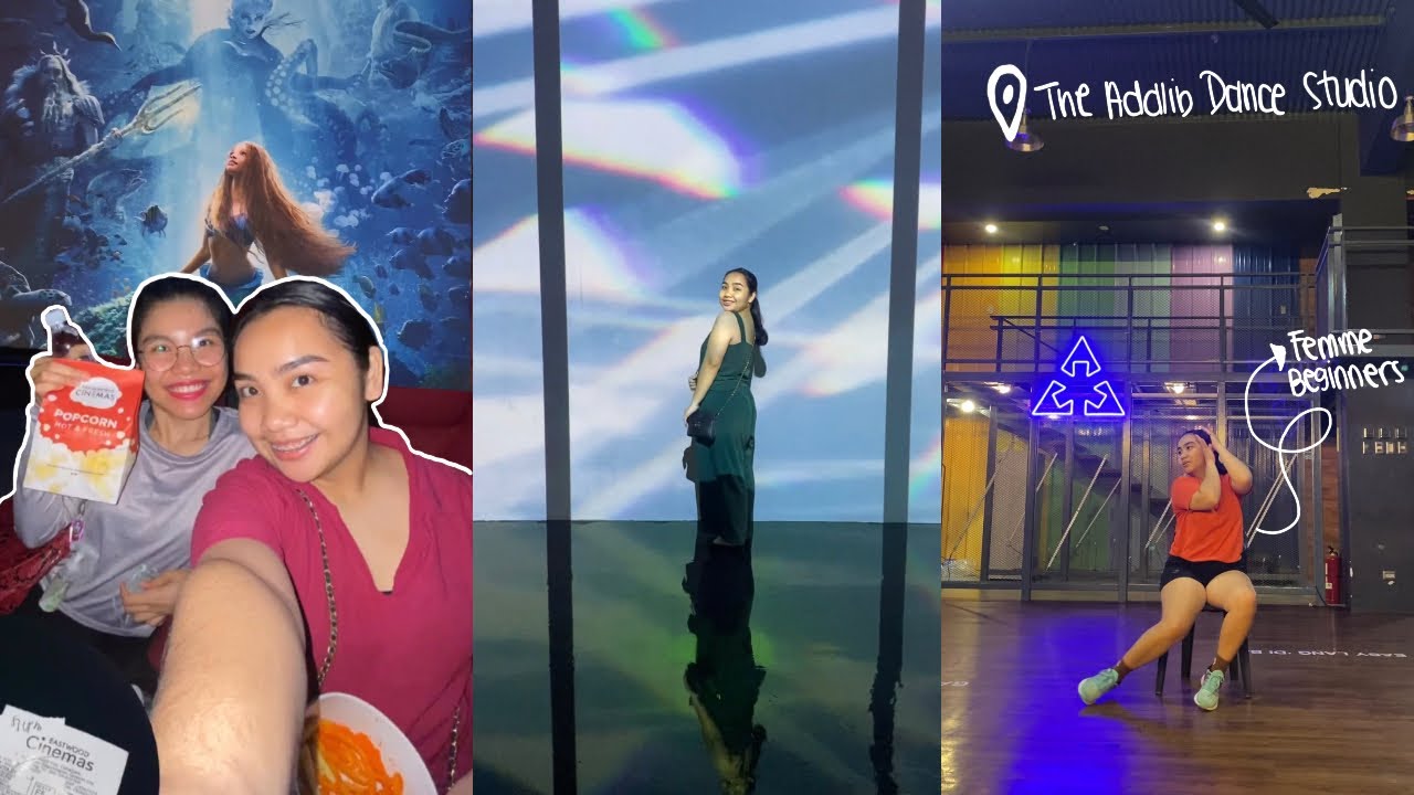 WHEN in MANILA | tried dance lessons at 🌈TADS + visited Art in Island 🖼️🎨 - YouTube
