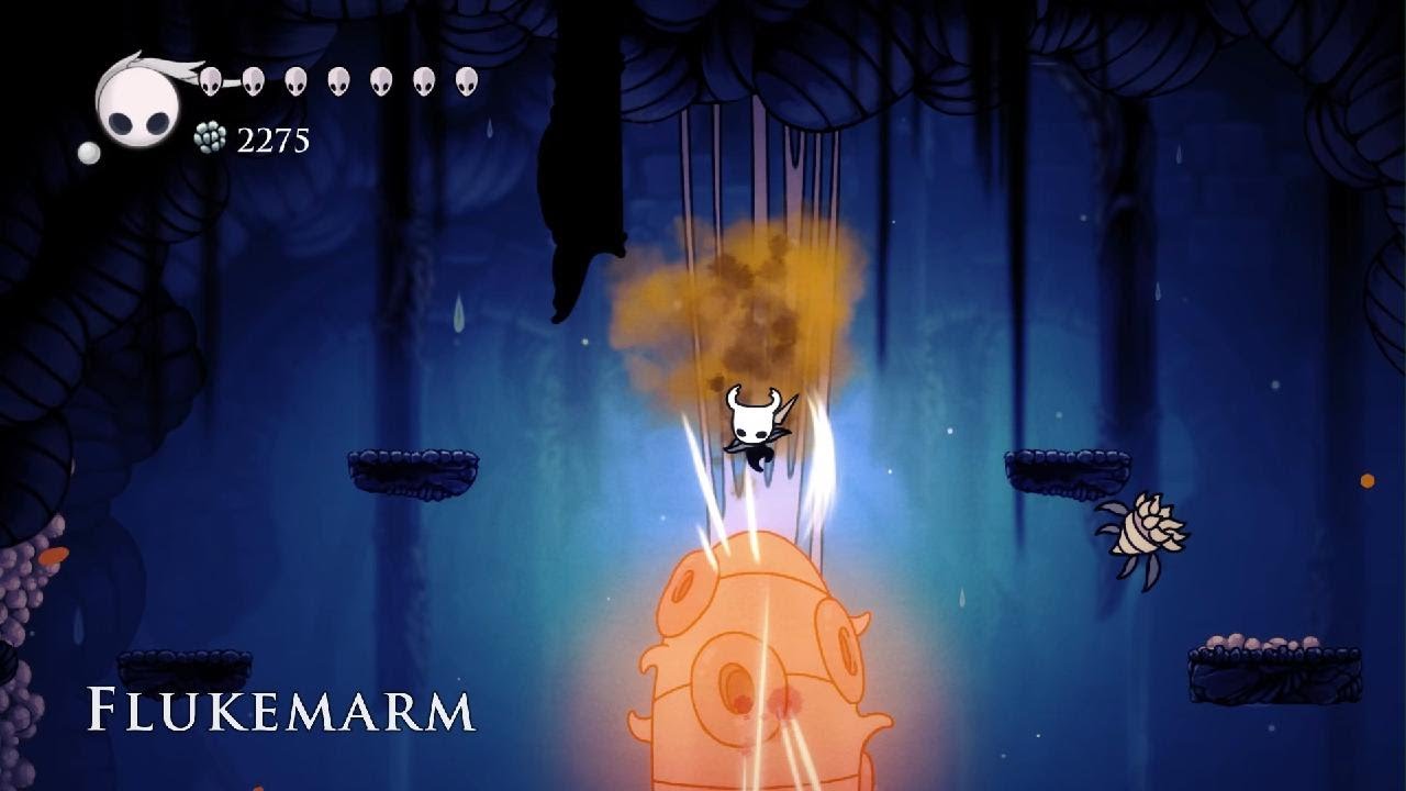 Hollow Knight Boss Flukenarm - YouTube