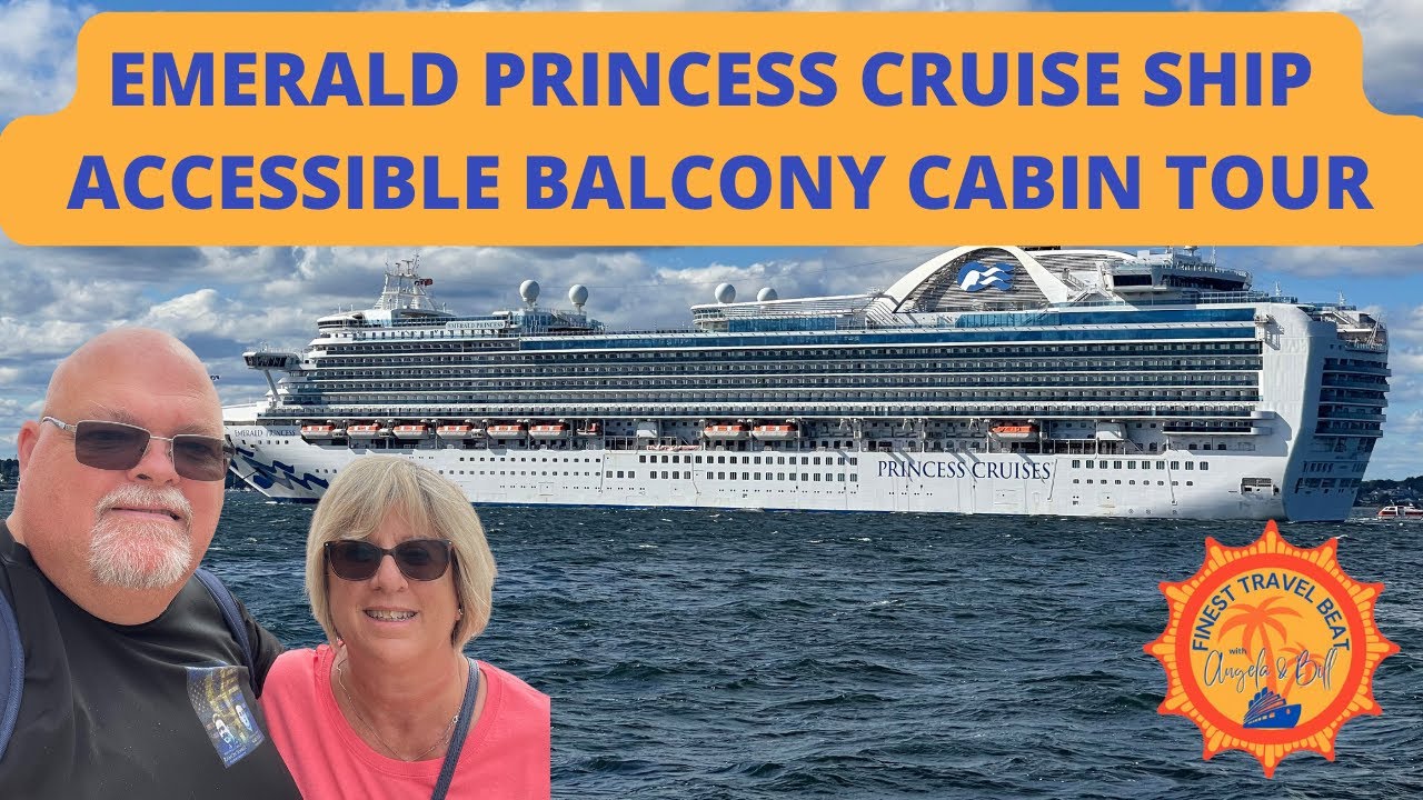 Emerald Princess Accessible Stateroom Tour Cabin C301 - YouTube