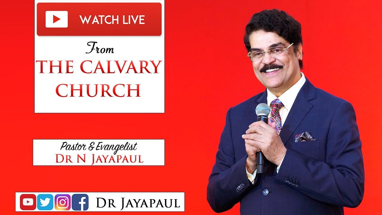 Telugu Service - Live from The Calvary Church Chennai | 17-03-2019 | Dr ...