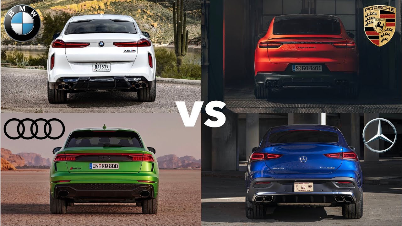 2021 AMG GLE 63S Coupe Vs RSQ8 Vs X6M Competition Vs Cayenne Turbo S Coupe - YouTube
