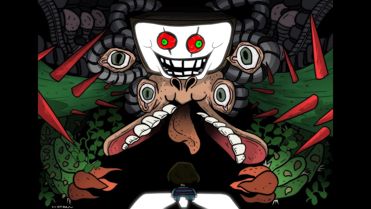 noob beats undertale flowey boss fight - YouTube