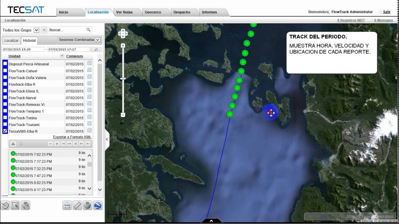 Video Track Posicionador Satelital - YouTube