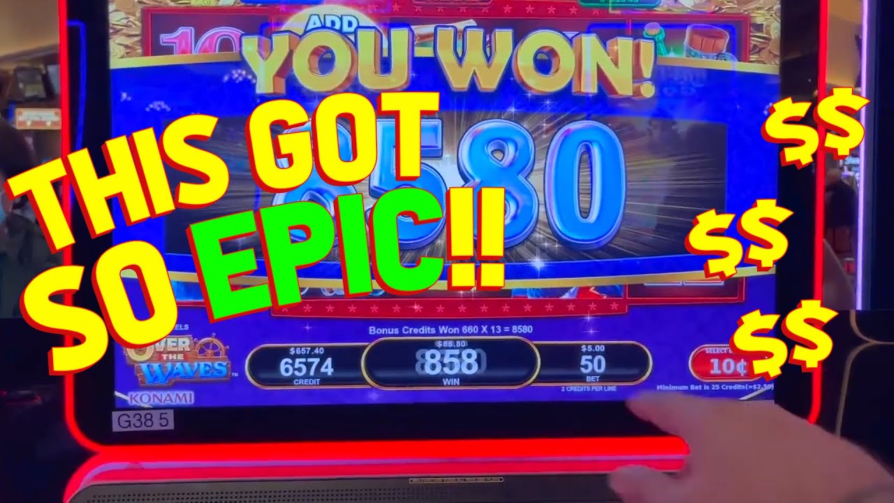 WINNING BONUSES!! with VegasLowRoller on Over the Waves and Chest of ...