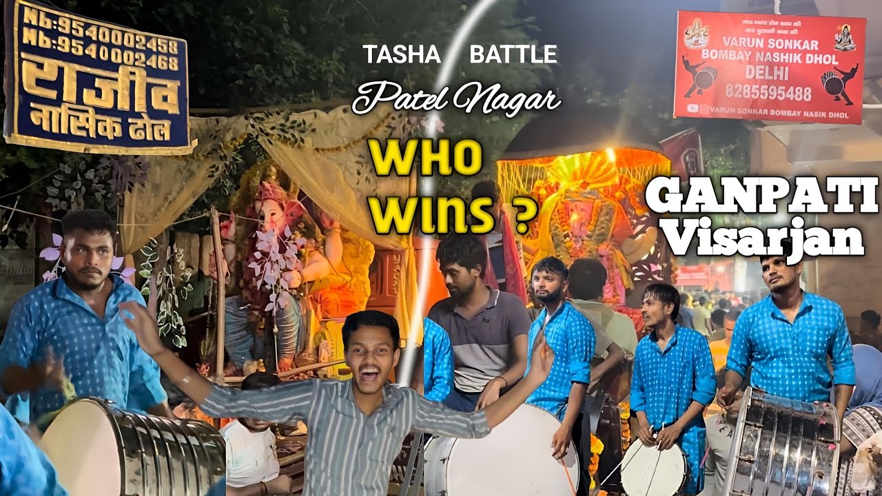 Ganpati Visarjan | Tasha battle who wins? | Akshay shah vlogs | Vlog 77 ...