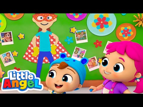 🦸‍♀️ Superhero Mom on Her Day 🦸‍♀️ | @LittleAngel | 🔤 Moonbug Subtitles 🔤