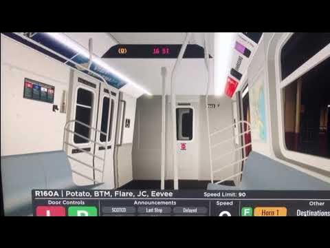 PTA Subway Callaghan and Madison Avenue Lines: R160 (Q) train announcement (39th Street Bound ...