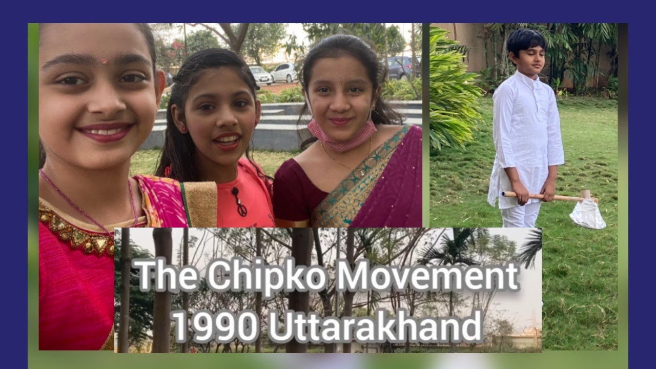 Chipko Movement skit | kids play | Short movie for kids | save earth ...