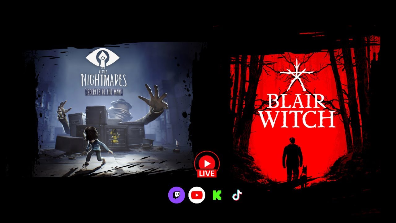 🎬 Doble terror: Little Nightmares DLC 👻 + misterio del bosque en Blair ...