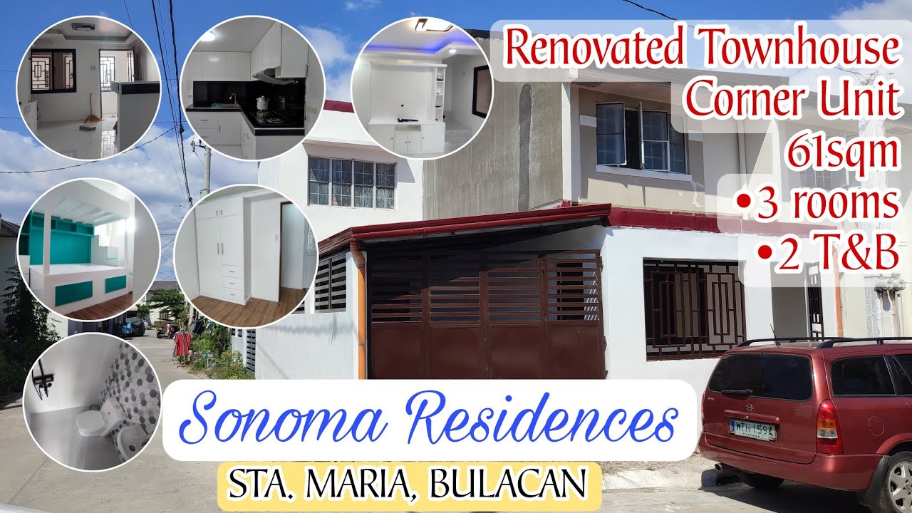Our dream home!Finally,renovated na -Sonoma Residences Sta Maria Bulacan|corner unit 61sqm lot ...