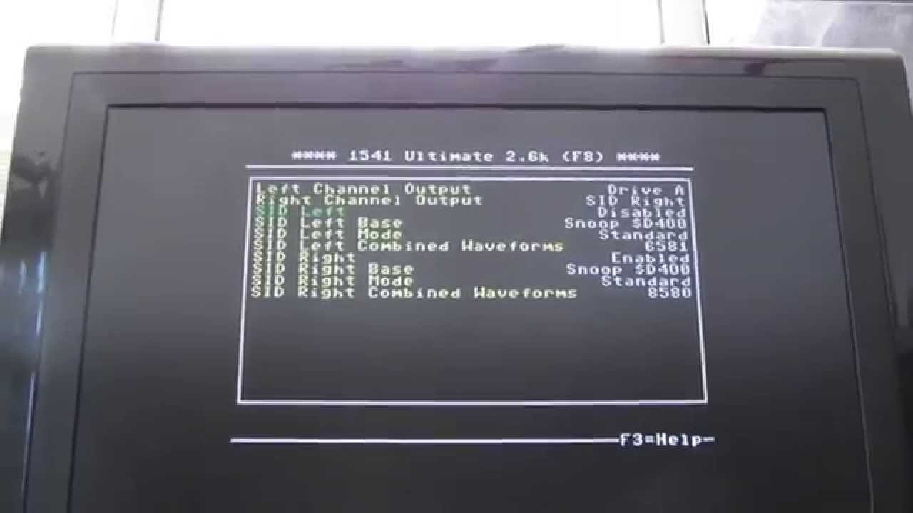 Commodore 64 (C64) 1541 Ultimate II Dual SID - YouTube