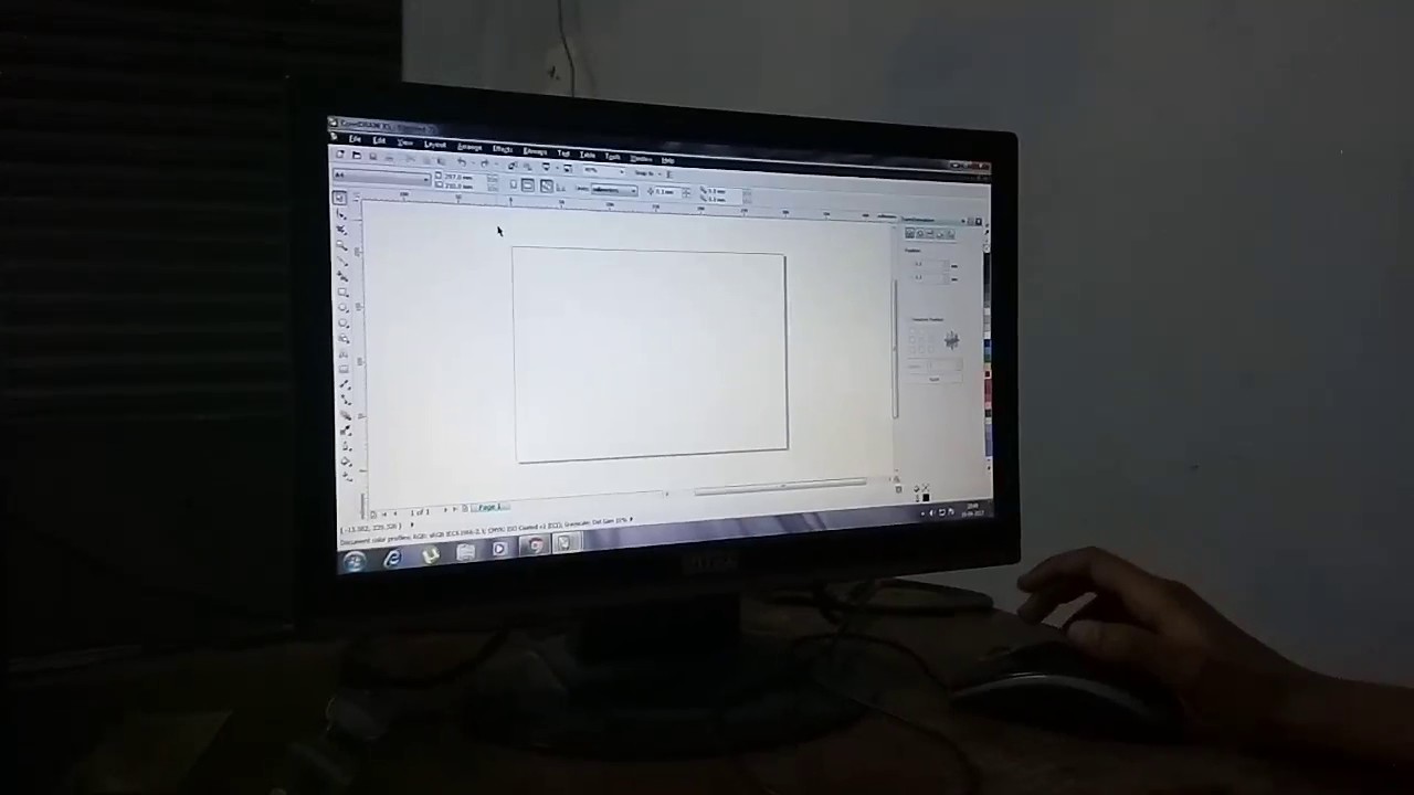 how to make motif on corel draw - YouTube