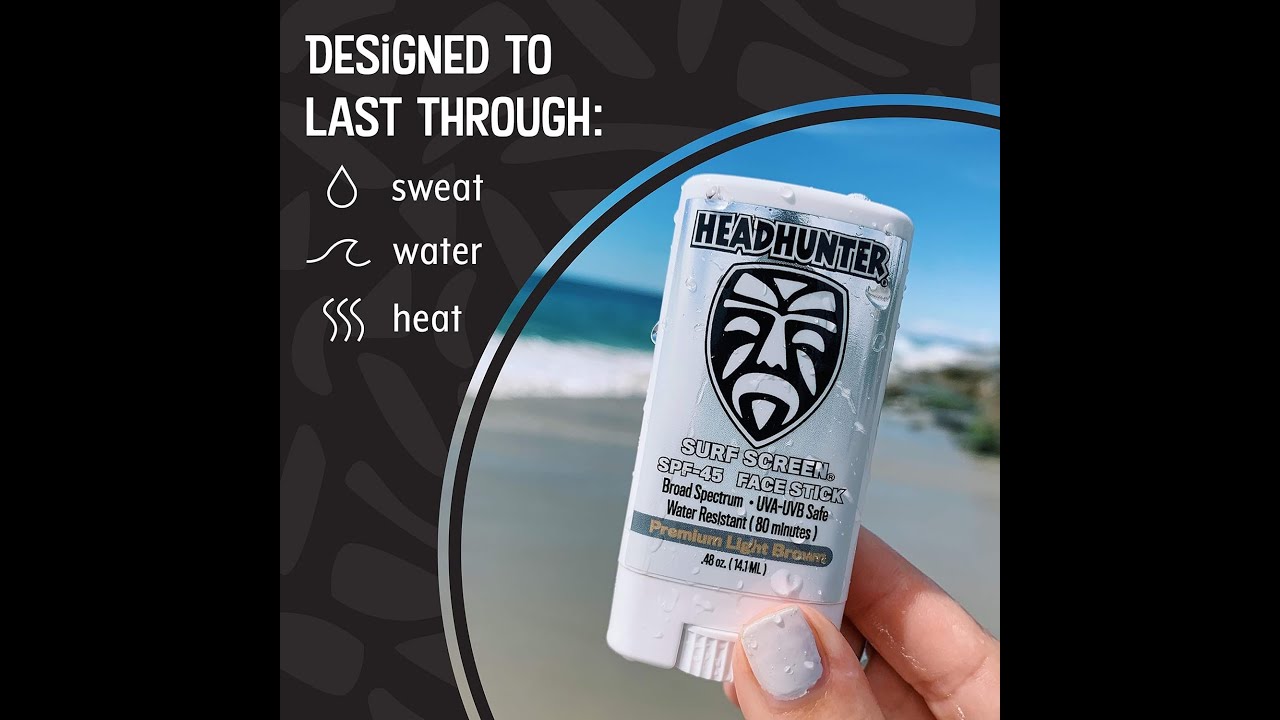 Convient Sunscreen Headhunter Sunscreen Stick SPF 45 - YouTube
