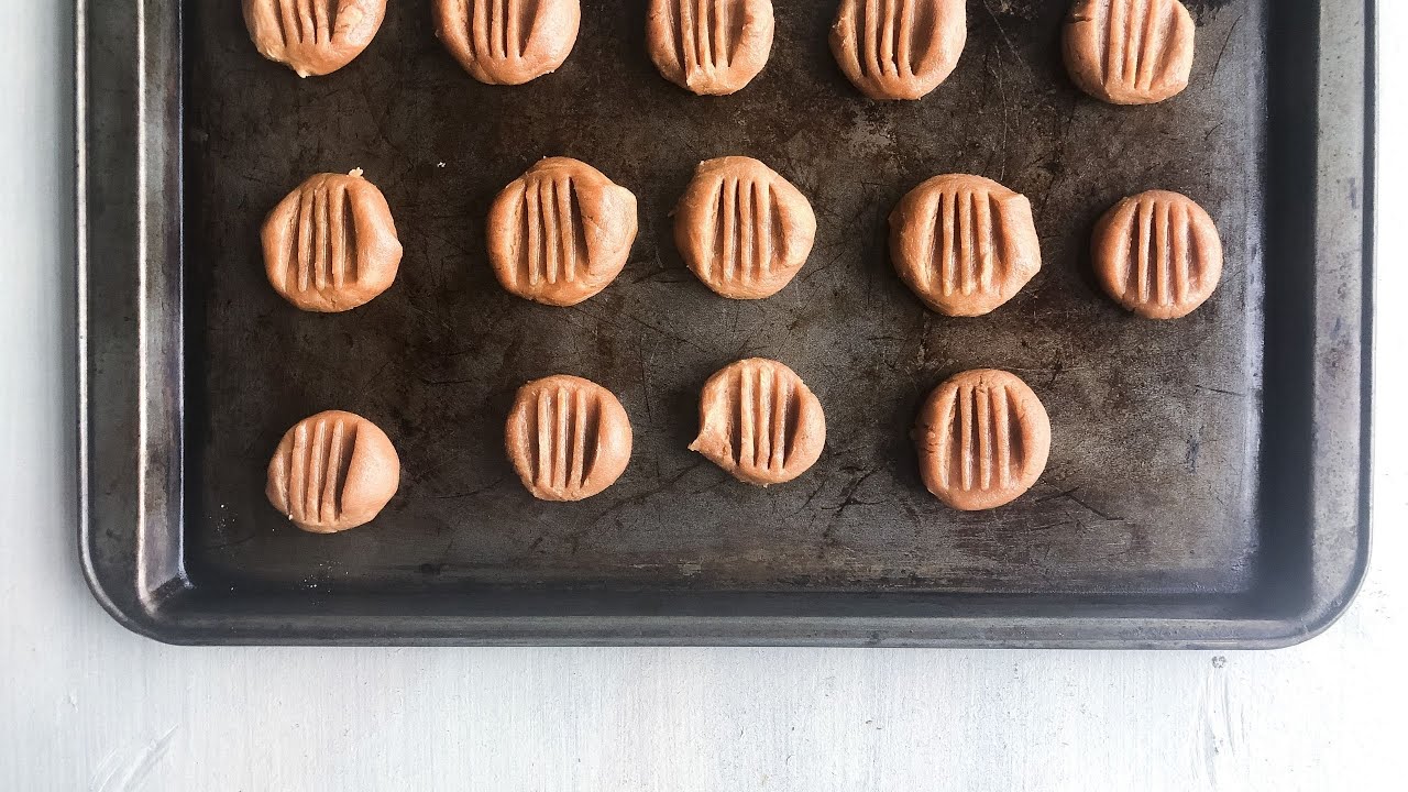 Grondboontjiebotter Koekies / 3 Bestanddele - YouTube