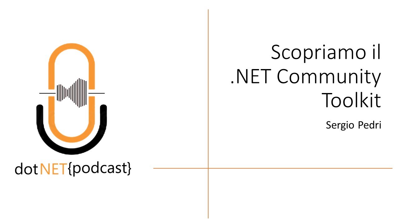 Scopriamo Il Net Community Toolkit Con Sergio Pedri Youtube