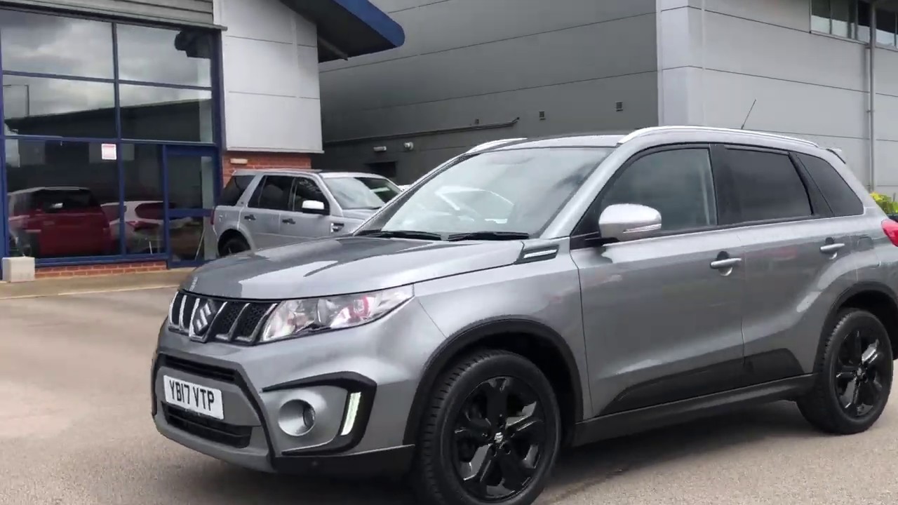 2017 Suzuki Vitara S ALLGRIP Grey With Black Alloys - YouTube