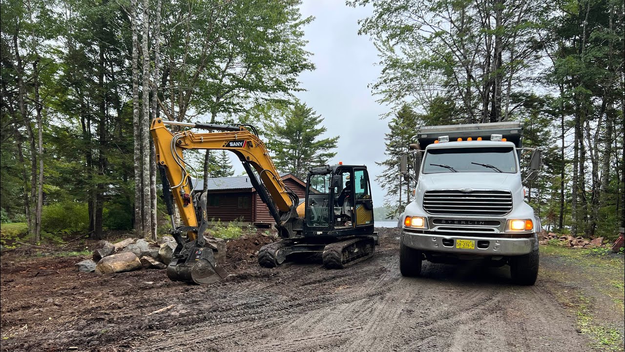 PUTTING THE DUMP TRUCK TO USE CLEANING UP THE COTTAGE AND HOMESTEAD ...