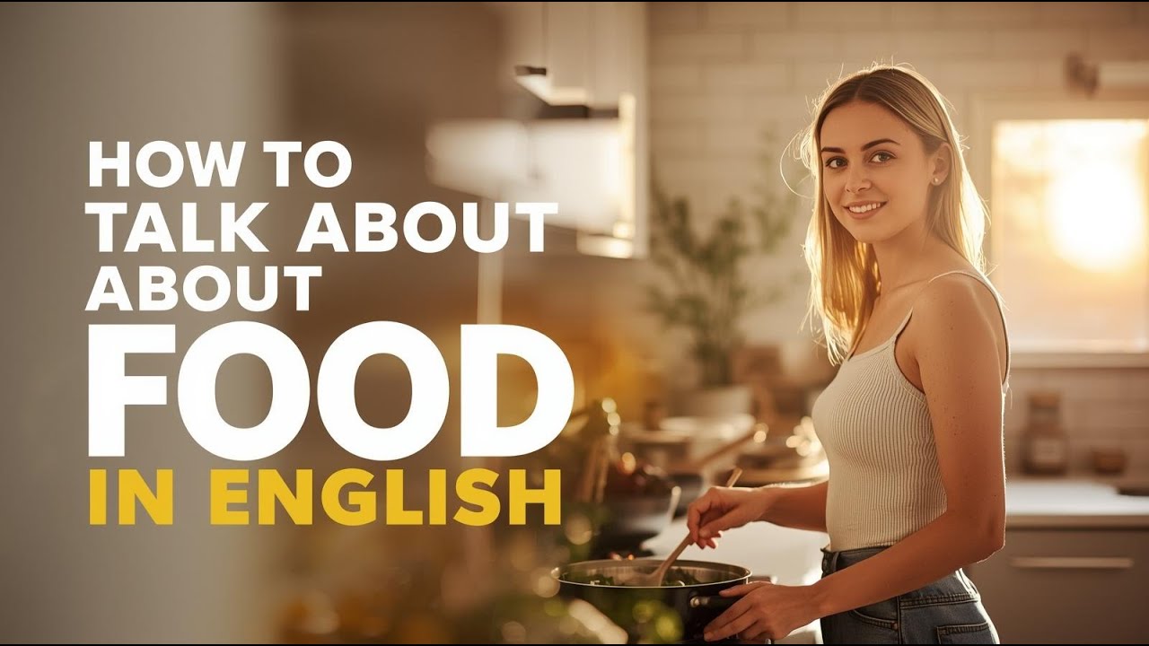 Let’s Talk About Food in English | Fun English Conversation for ...