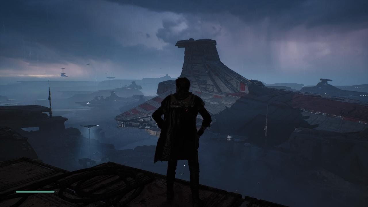 Ships flying in the distance - STAR WARS Jedi: Fallen Order - YouTube