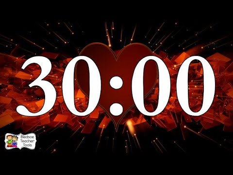 Valentines Heart 30 Minute Timer - YouTube