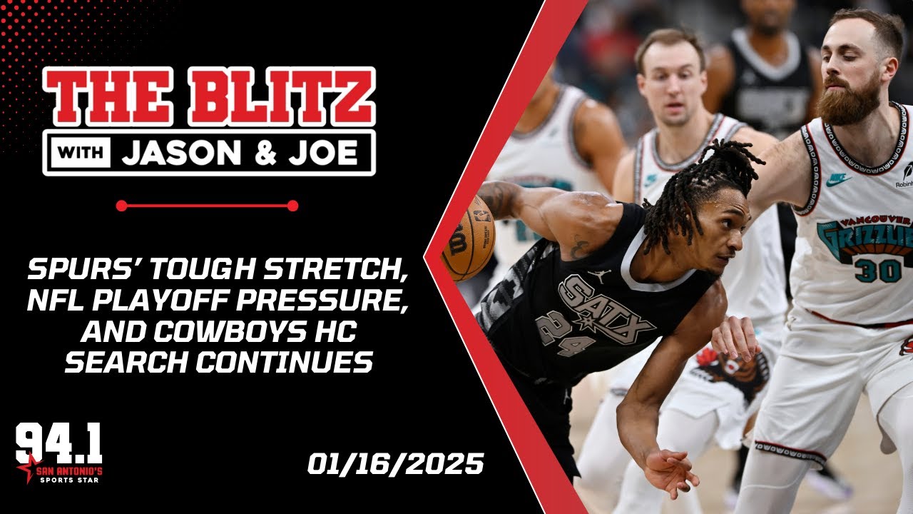 Spurs’ tough stretch, NFL Playoff Pressure & Cowboys HC Search TBC ...