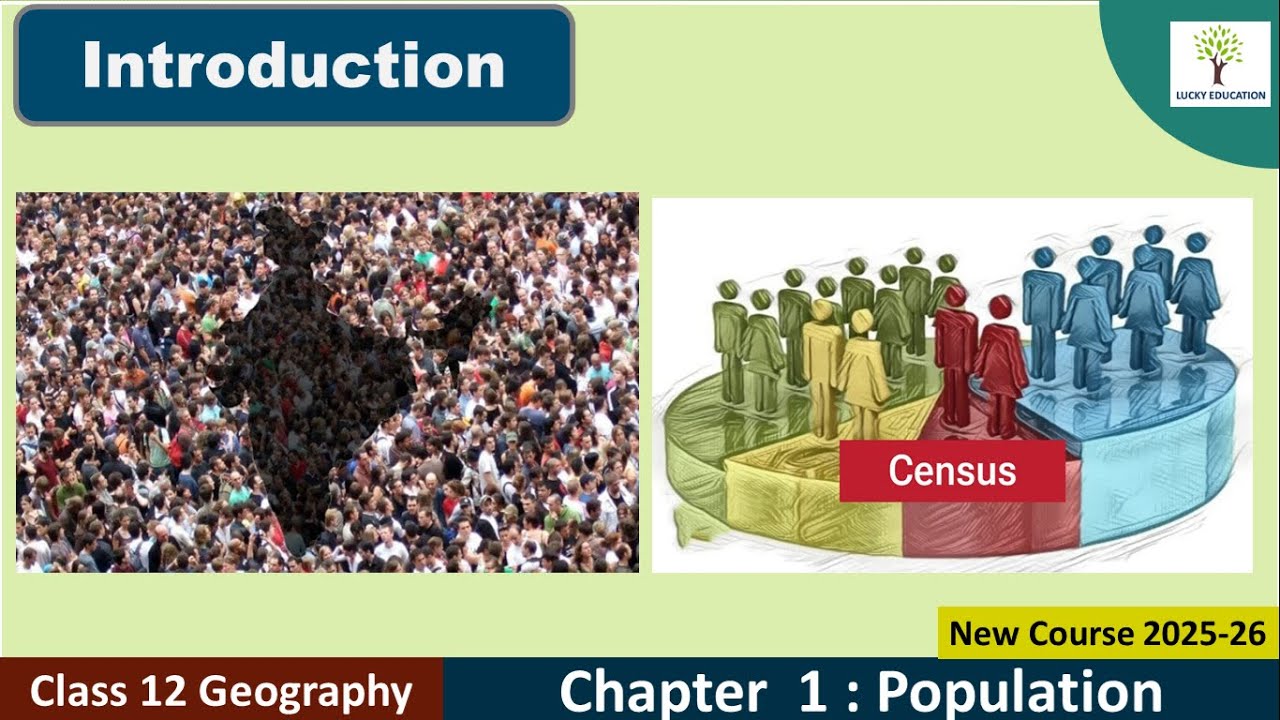Chapter 1 Population - Class 12 Geography | Introduction | Census - YouTube