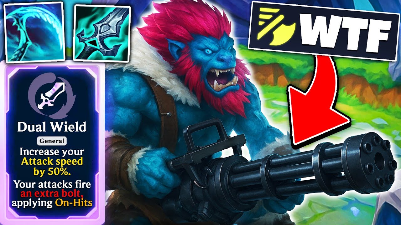 MINI-GUN TRUNDLE IS 100% RIDICULOUS: DUAL WIELD + REAPER'S TOLL = 1ST ...
