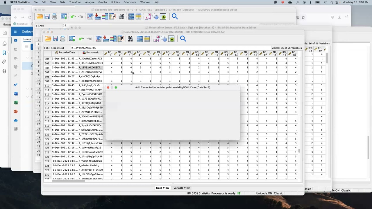 SPSS File Merge Add Cases YouTube SPSS File Merge Add Cases YouTube