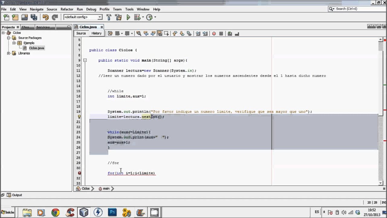 Ciclos Java - YouTube