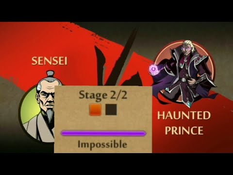 SENSEI VS HAUNTED PRINCE DIFFICULTY IMPOSSIBLE SHADOW FIGHT 2 SPECIAL ...
