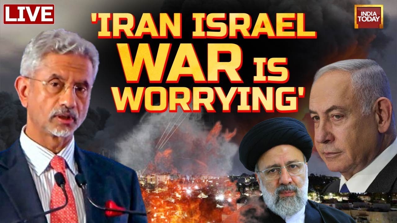 EAM S Jaishankar LIVE On Israel Iran Conflict | Iran Attacks Israel ...