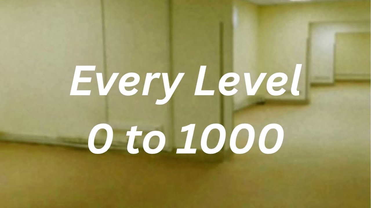 Every Level Of The Backrooms According To The Fandom (From 0 To 1000 ...