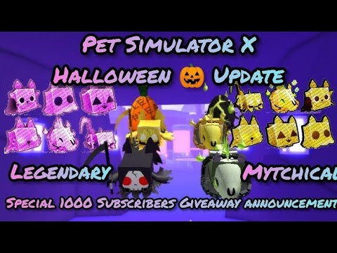 🔴 ROBLOX PET SIMULATOR X HALLOWEEN EVENT - ( TRADING LIVE ) - YouTube