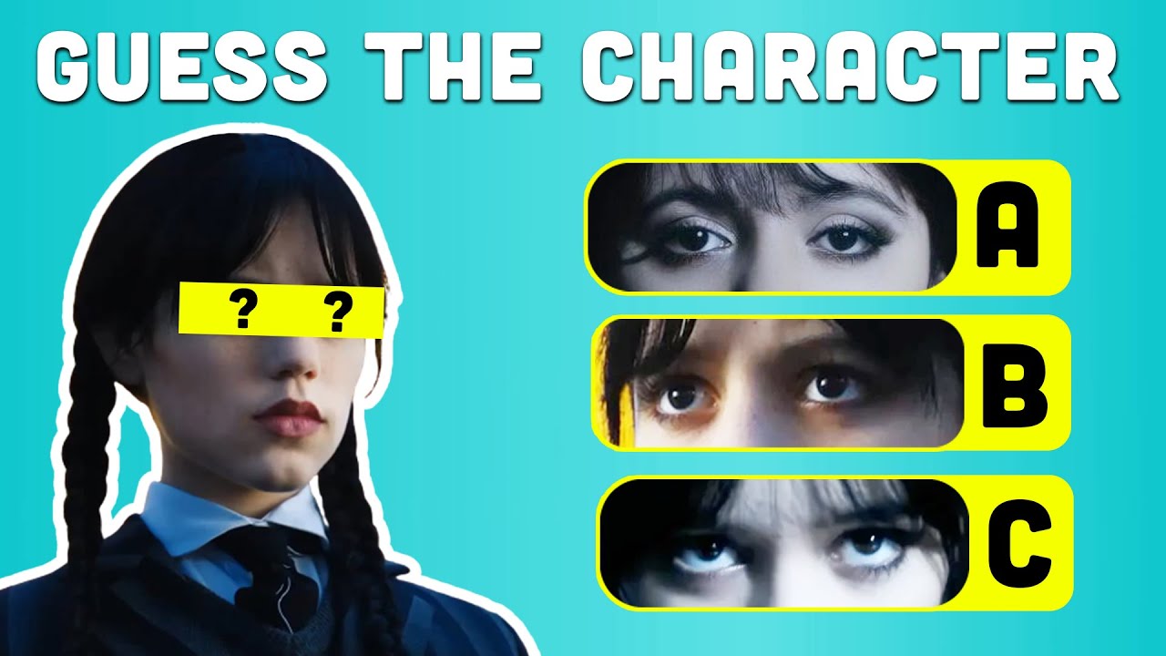 Guess The Wednesday Character By Their Eyes | Wednesday Quiz - YouTube